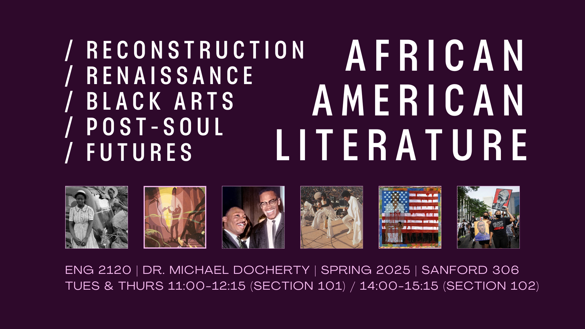 ENG 2120: African American Literature with Dr. Michael Docherty ...