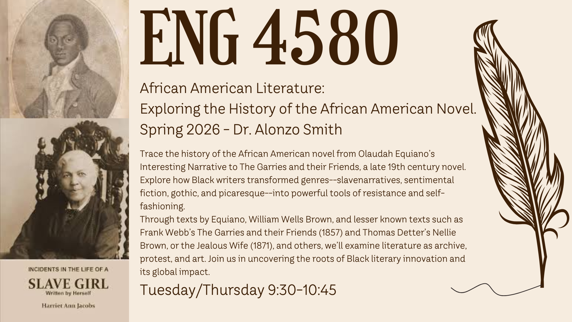 ENG 4580: Studies in African American Literature: Exploring the History ...