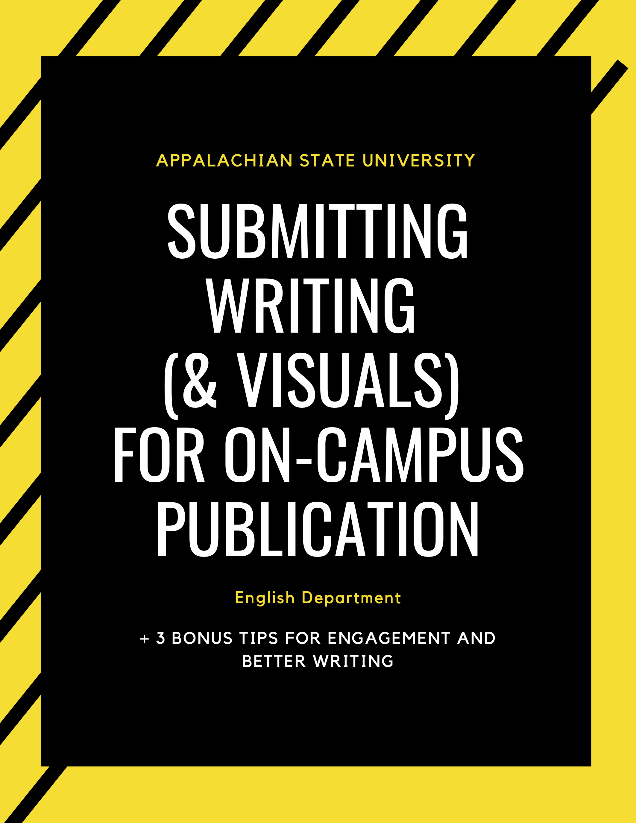 Submitting Writing (& Visuals) for On-Campus Publication | Department ...